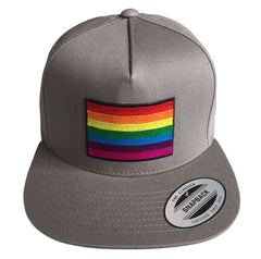 Pride Flag Snapback Cap, by Well Done Goods