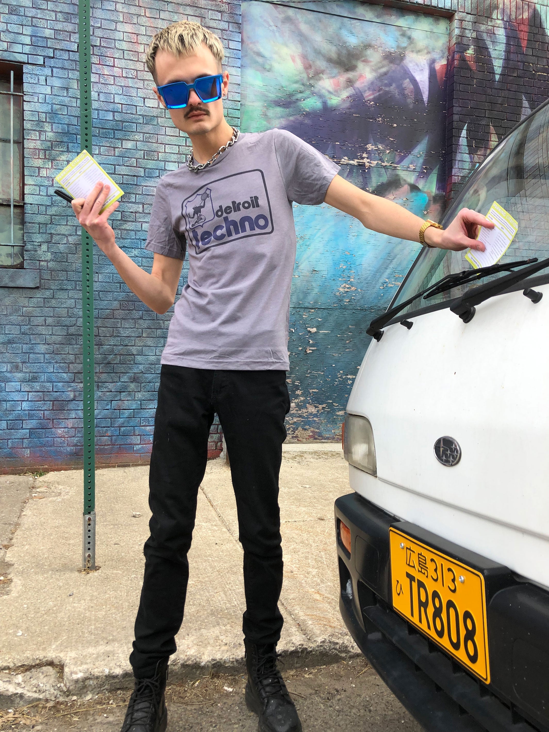 Detroit Techno - Fun Police! Detroit Police, DPD Old Logo Parody ...