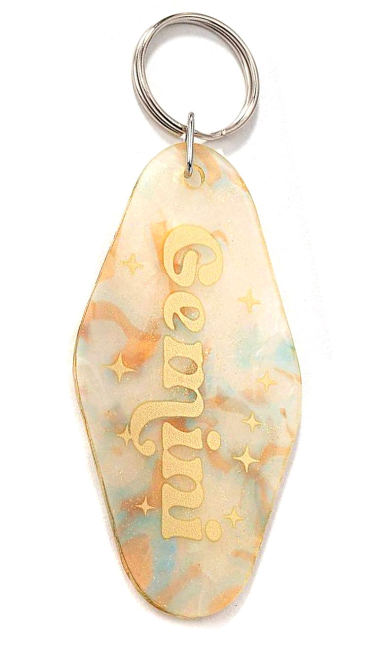 May the Bridges I Burn Light the Way Hotel Style Keychain