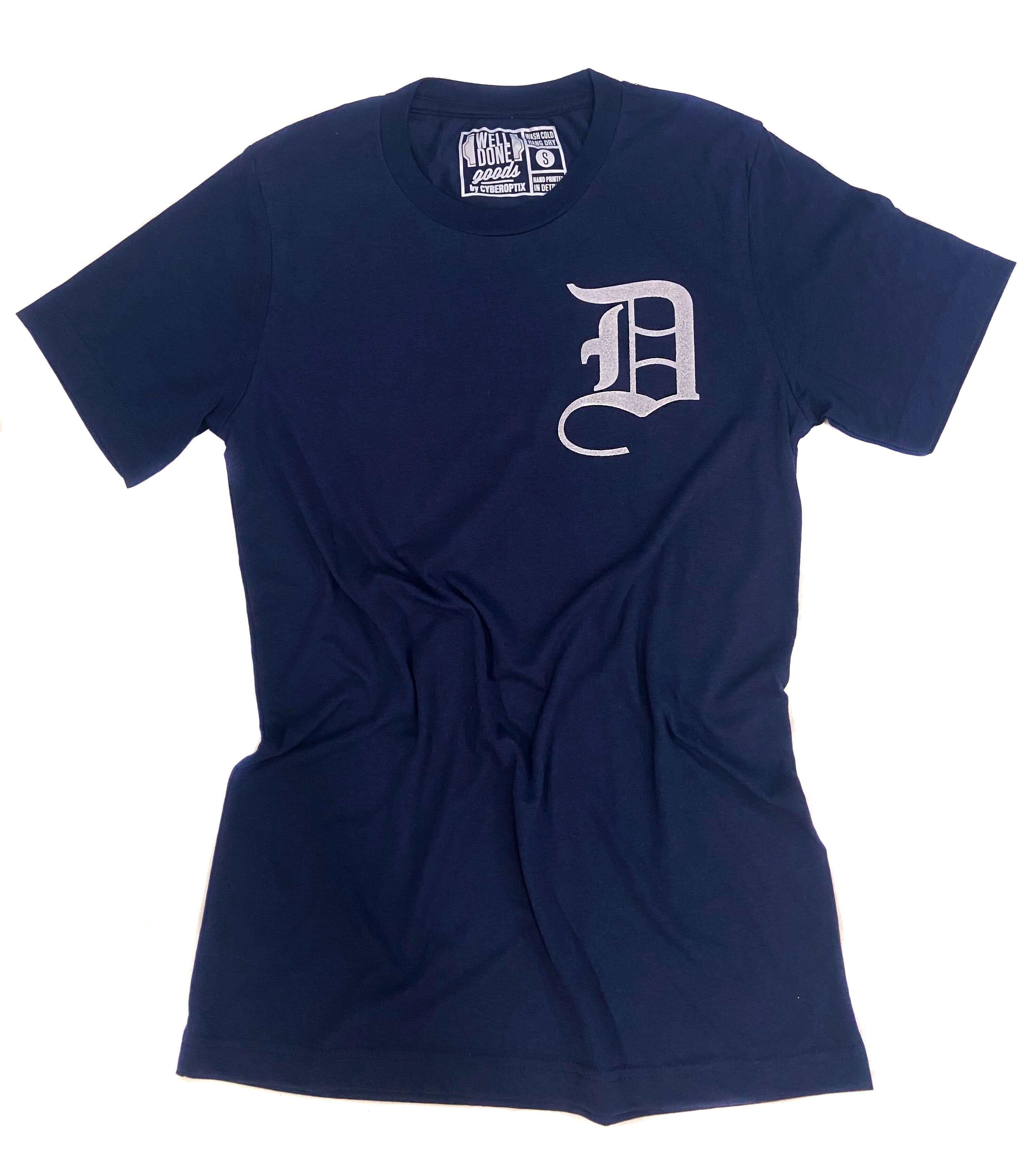 Old Tiger Stadium, Navin Field Blueprint Baseball Raglan Shirt