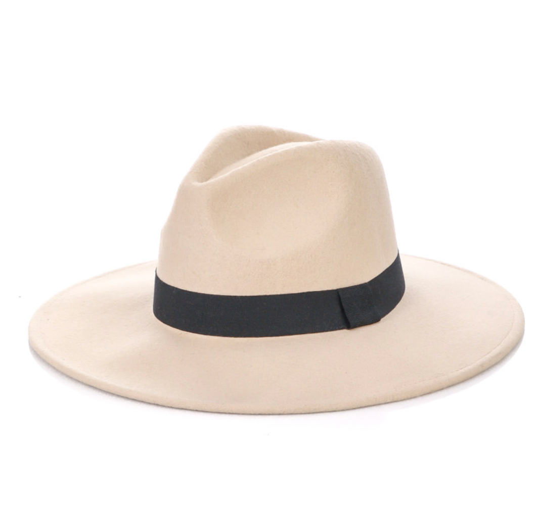 Wool Felt Cowboy Hat, Structured Wide Brim Western Hat. Your choice of ...