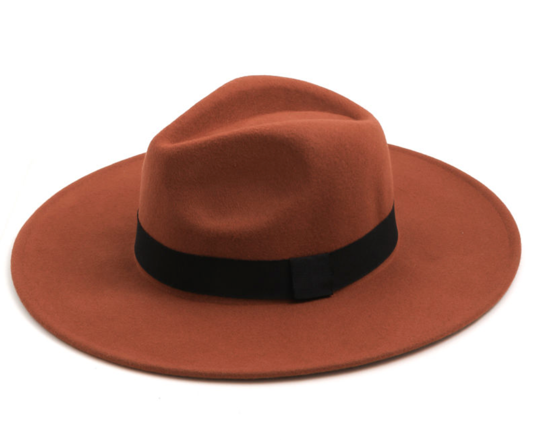 Wool Felt Cowboy Hat, Structured Wide Brim Western Hat. Your choice of ...