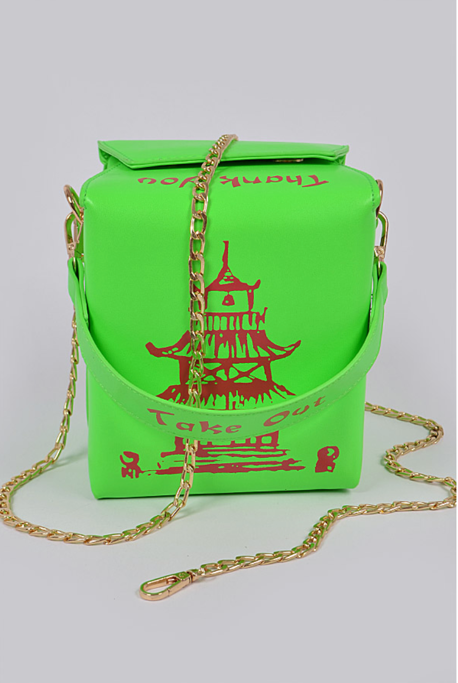 Chinese Food Takeout Box 3D Purse, Well Done Goods
