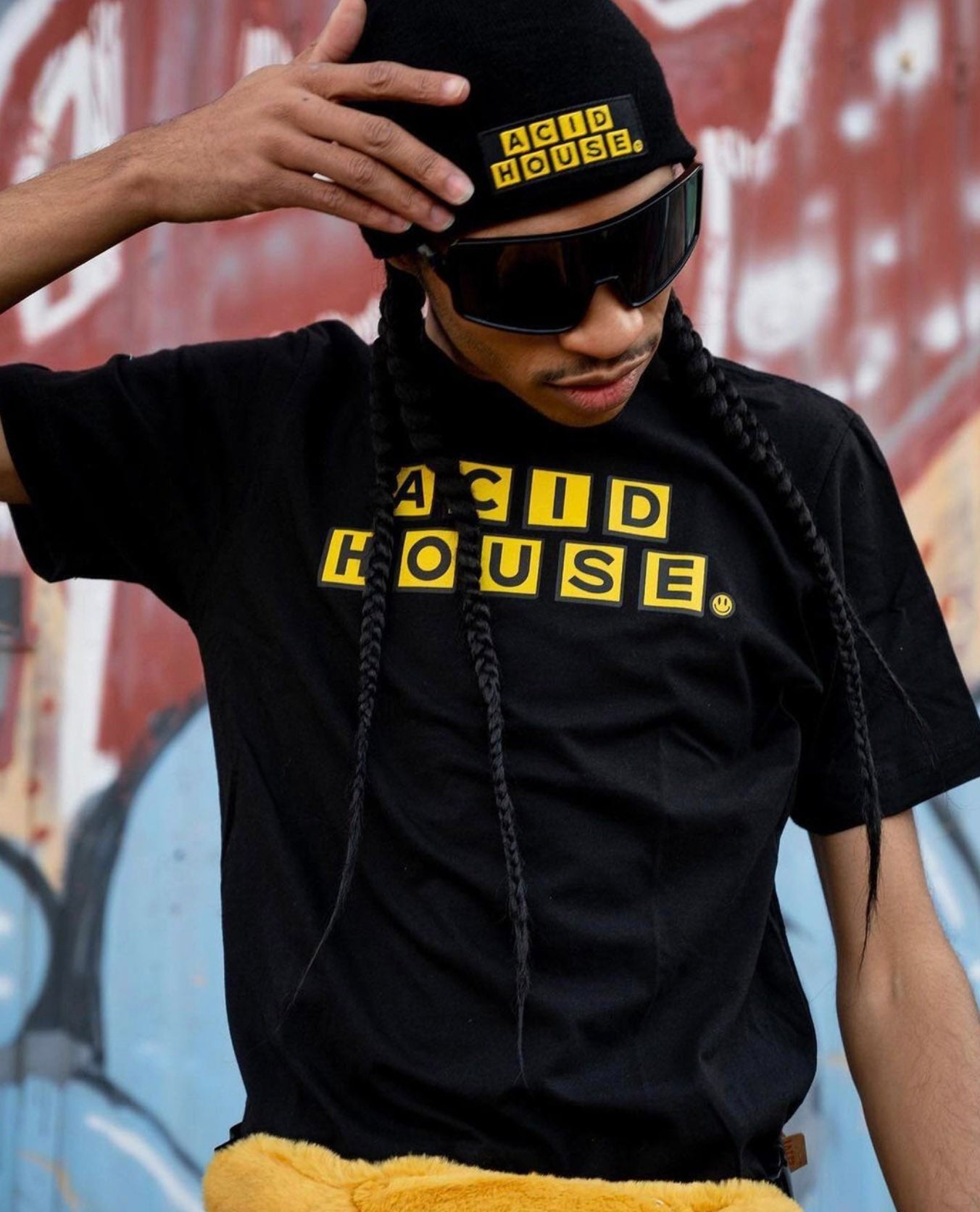 Peak Detroit Black Crossbody Fanny Pack