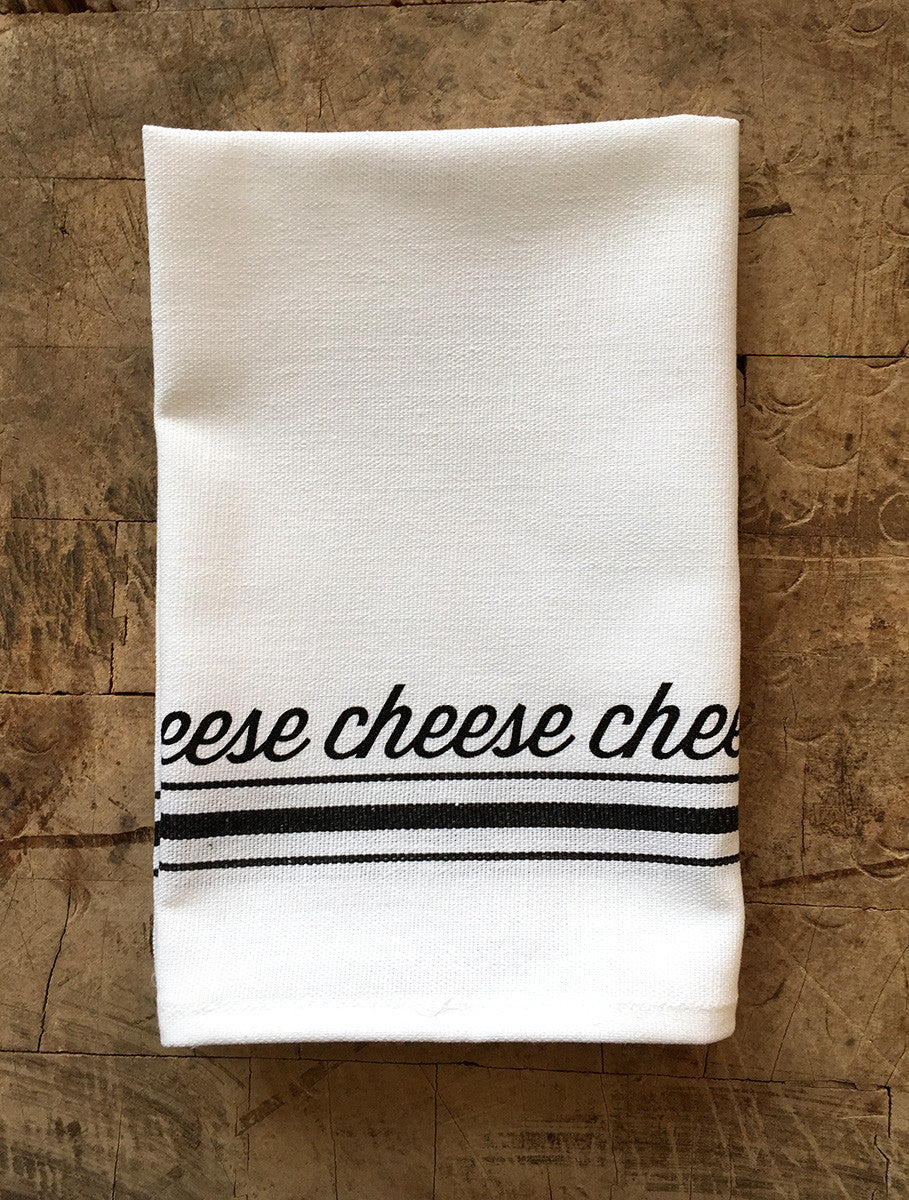 Wine & Cheese Print Cloth Bistro Napkins, Set of 4