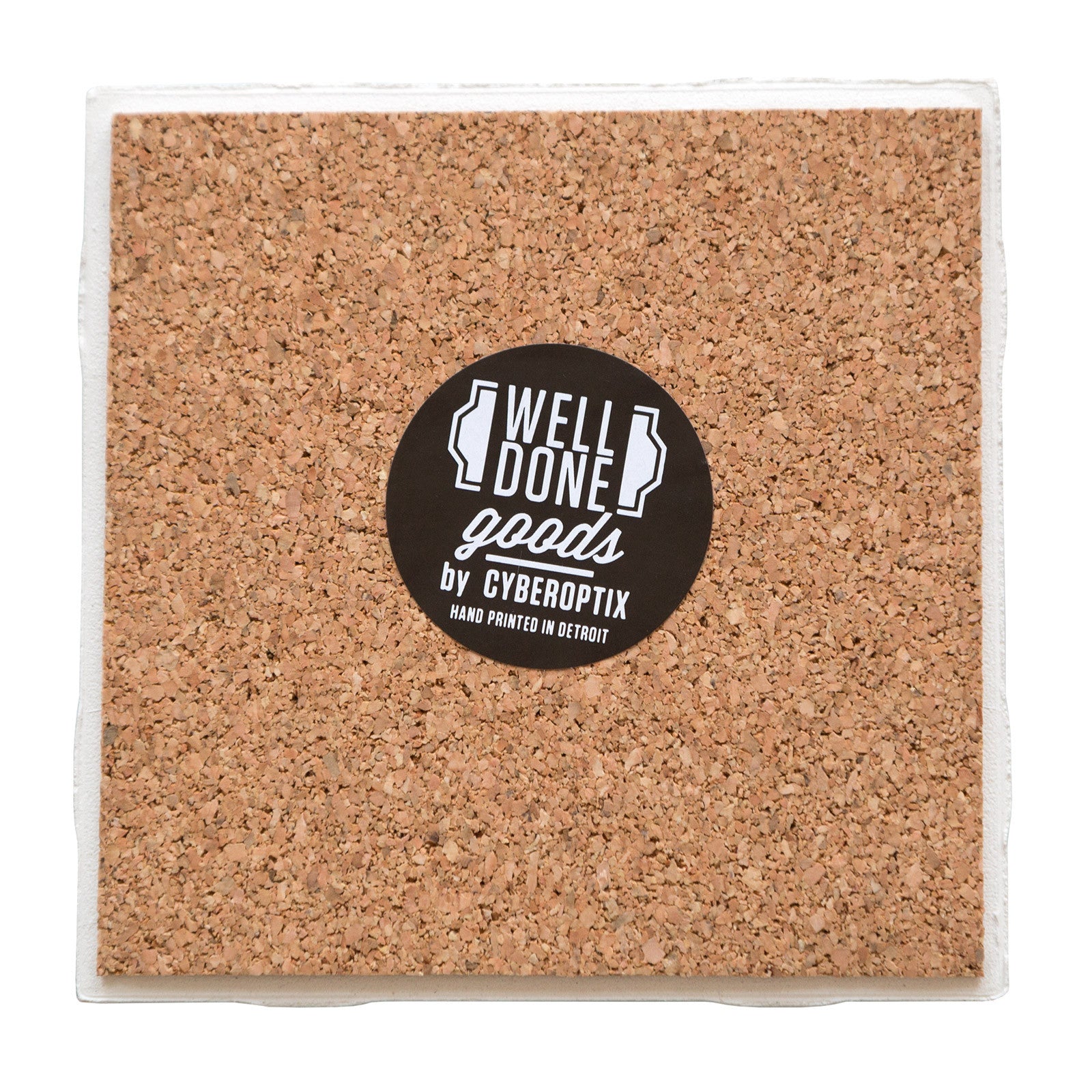Detroit 1800s Fire Insurance Map Drink Coaster, Well Done Goods