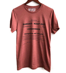 Condemned as Dangerous & Unsafe, Detroit T-Shirt, Well Done Goods