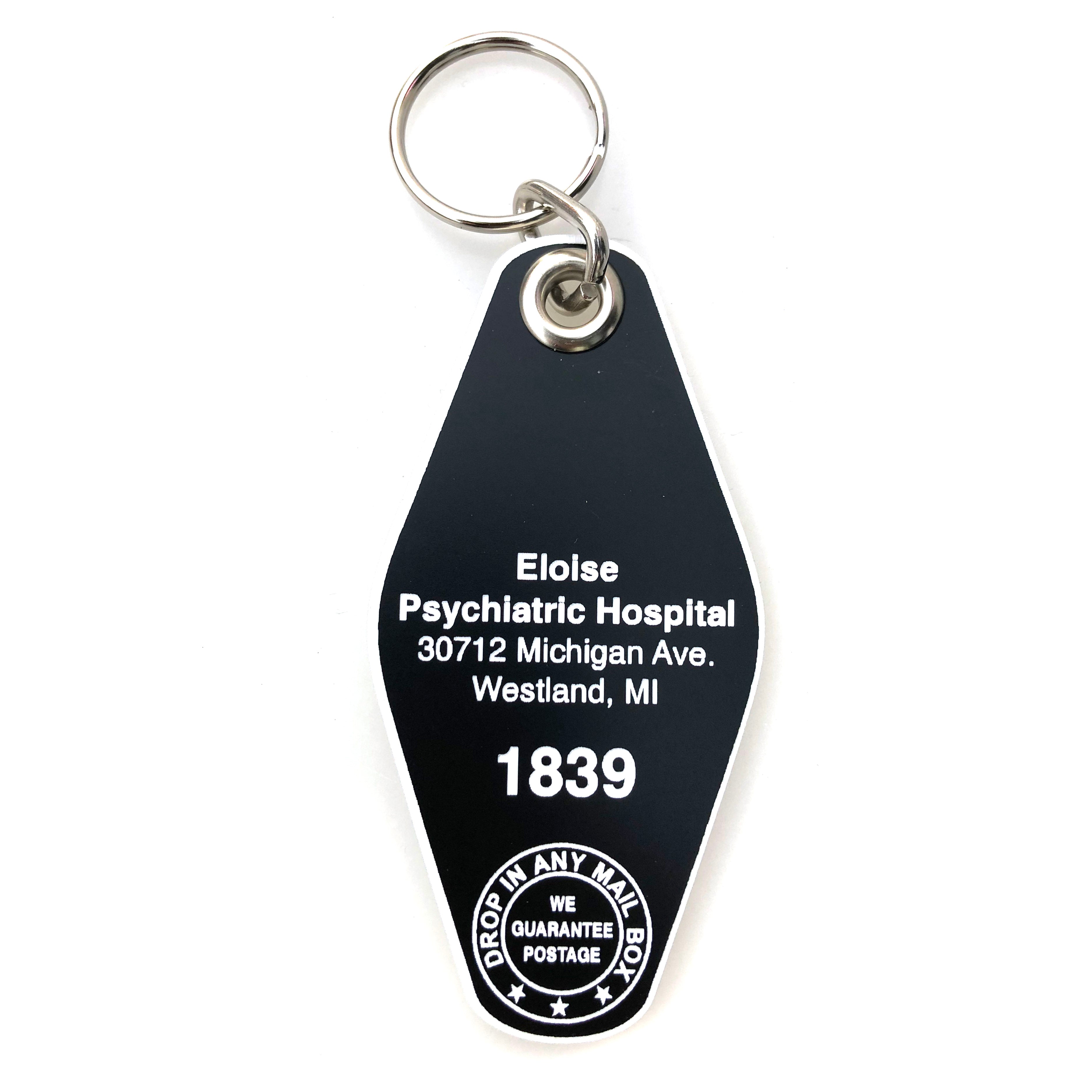 Don't Birmingham My Detroit, Motel Style Keychain