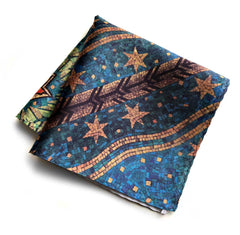 Fisher Building Mosaic Pocket Square, Cyberoptix