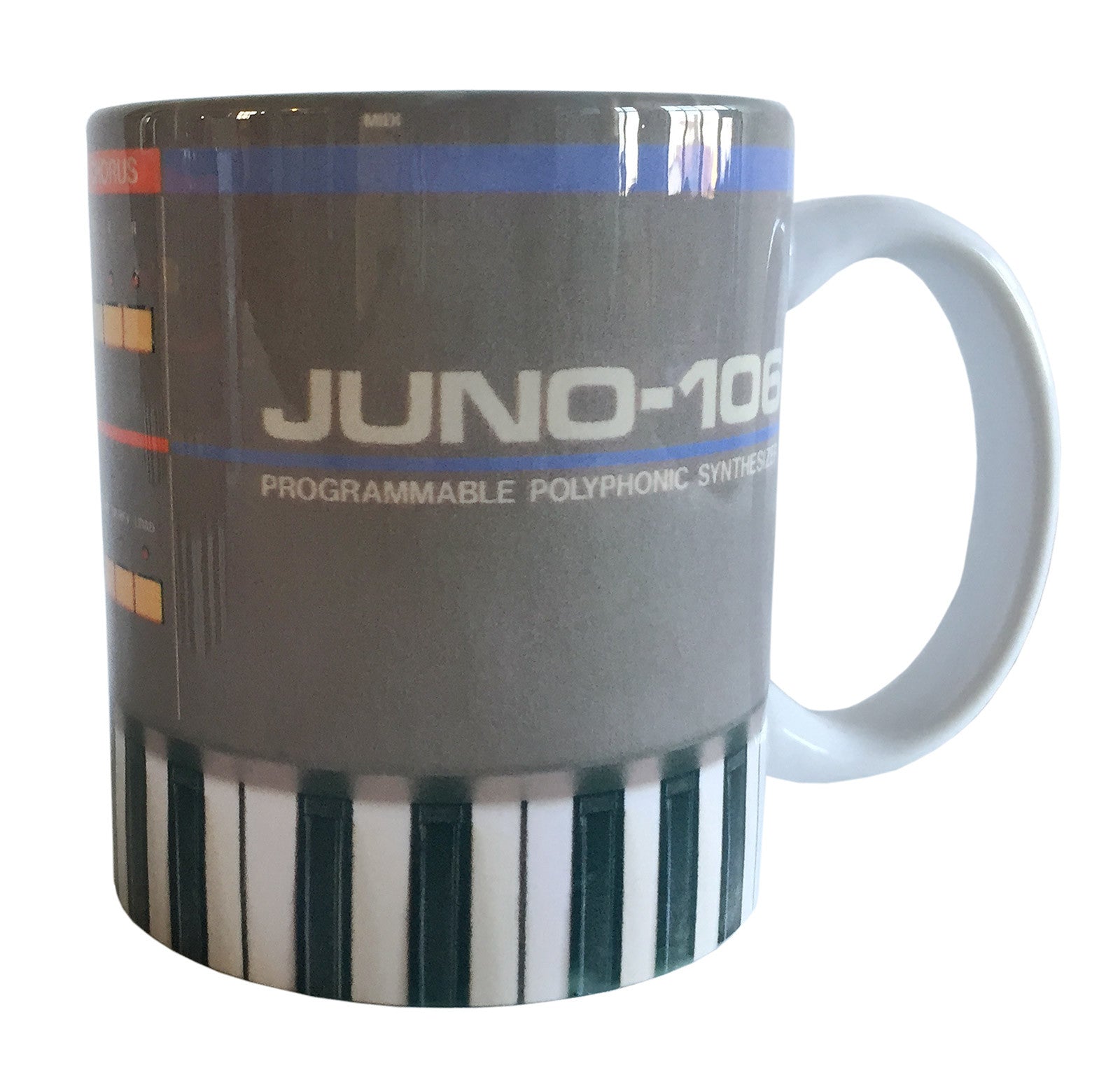 Classic Vintage Synth & Drum Machine Mugs, Set of 4 Coffee Cups