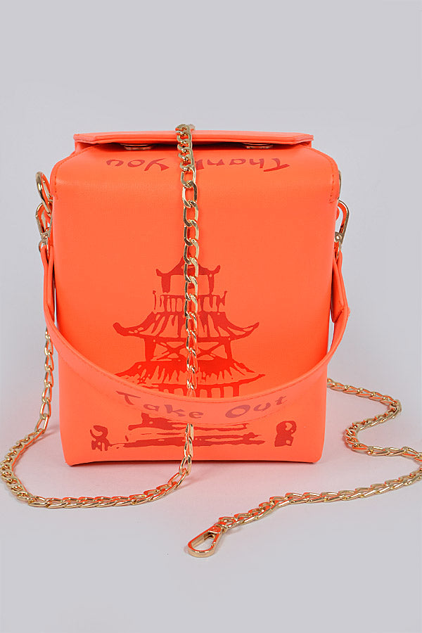 Chinese Food Takeout Box 3D Purse, Well Done Goods