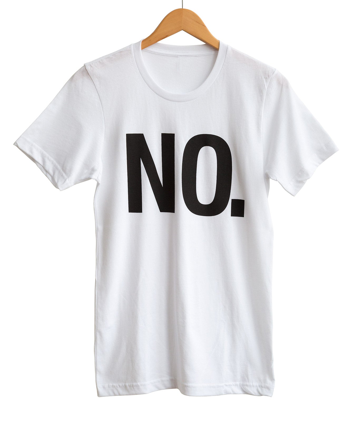NO. Text Print T-Shirt, Well Done Goods