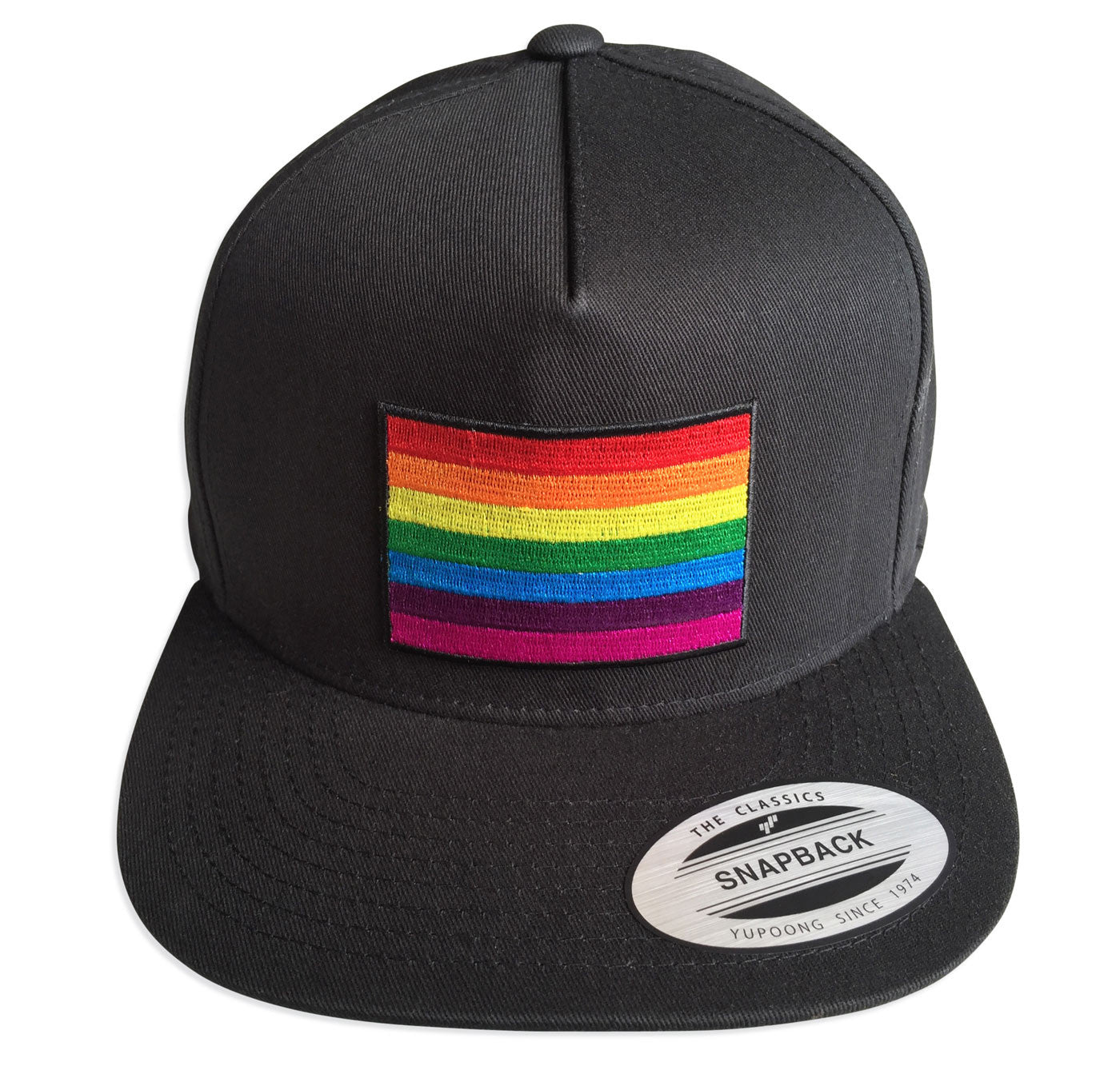 Pride Flag Snapback Cap, by Well Done Goods